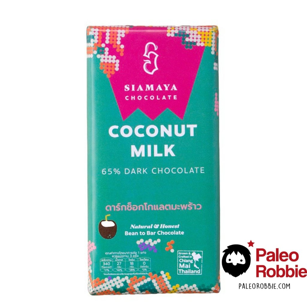 Siamaya Single Origin Hand Crafted Dark Chocolate Coconut Milk 65%