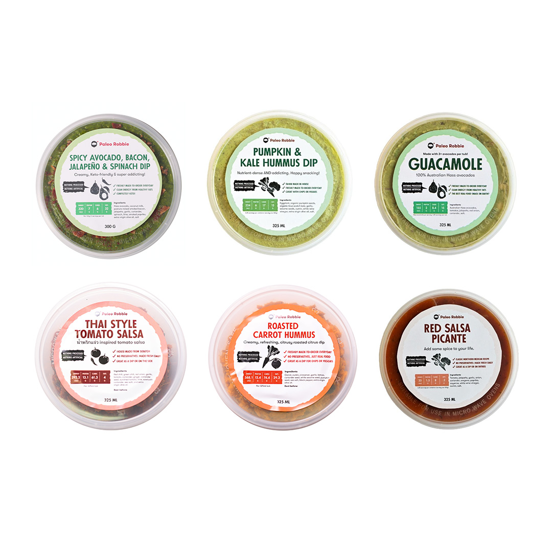 Fresh dips sampler pack