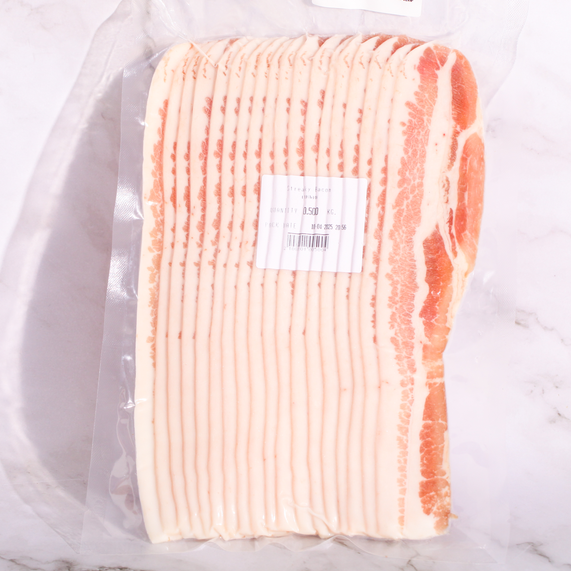 Streaky Bacon, Wood Smoked, Free-Range 500gr
