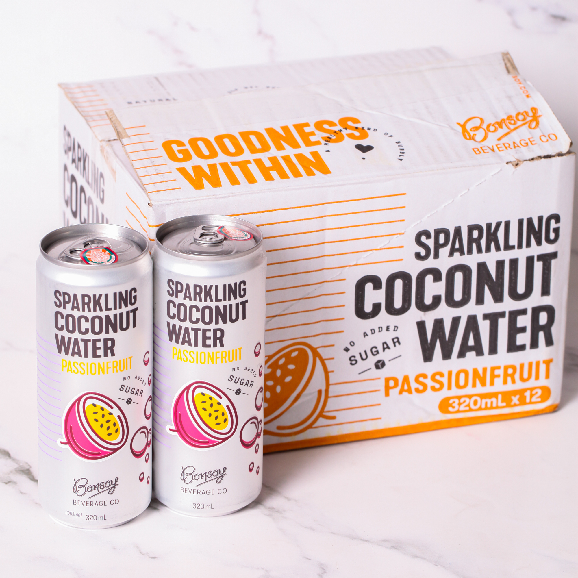Sparkling Coconut Water with Passionfruit - Bonsoy x 12