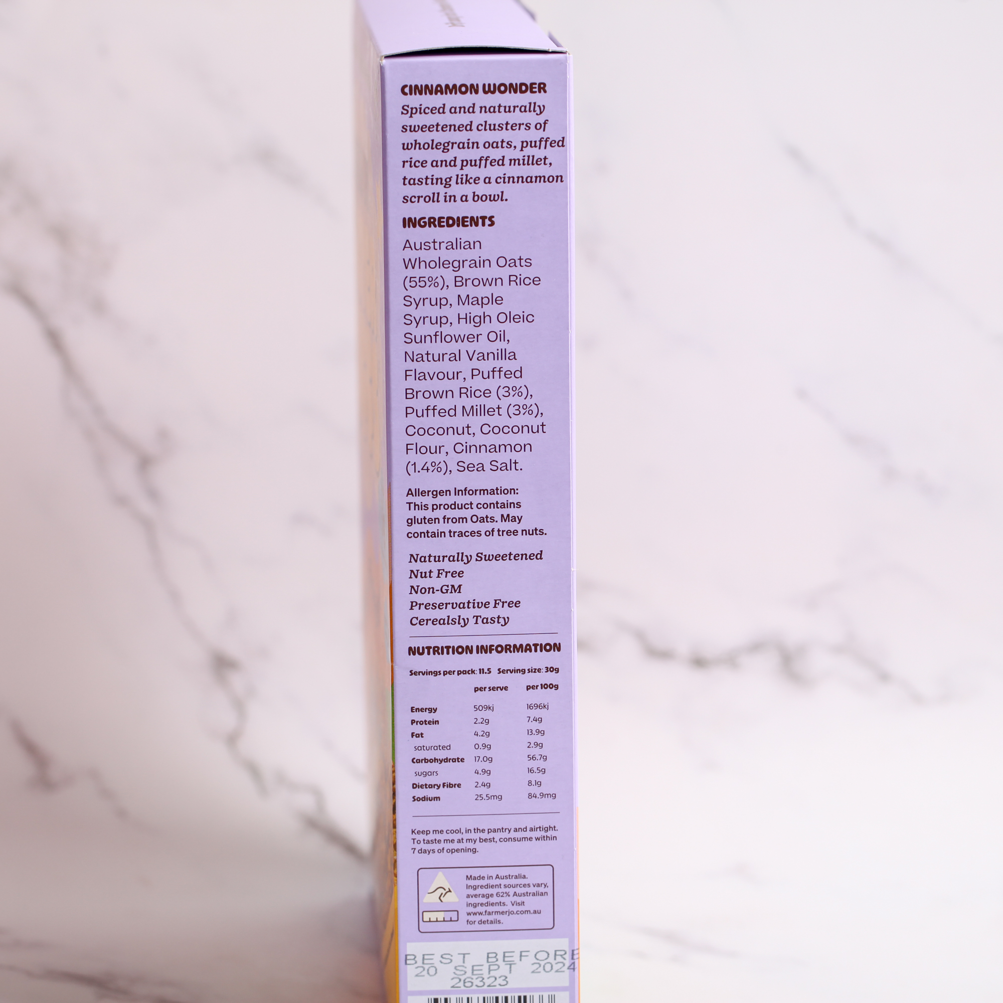 Cluster Puffs Cinnamon Wonder - Farmer Jo