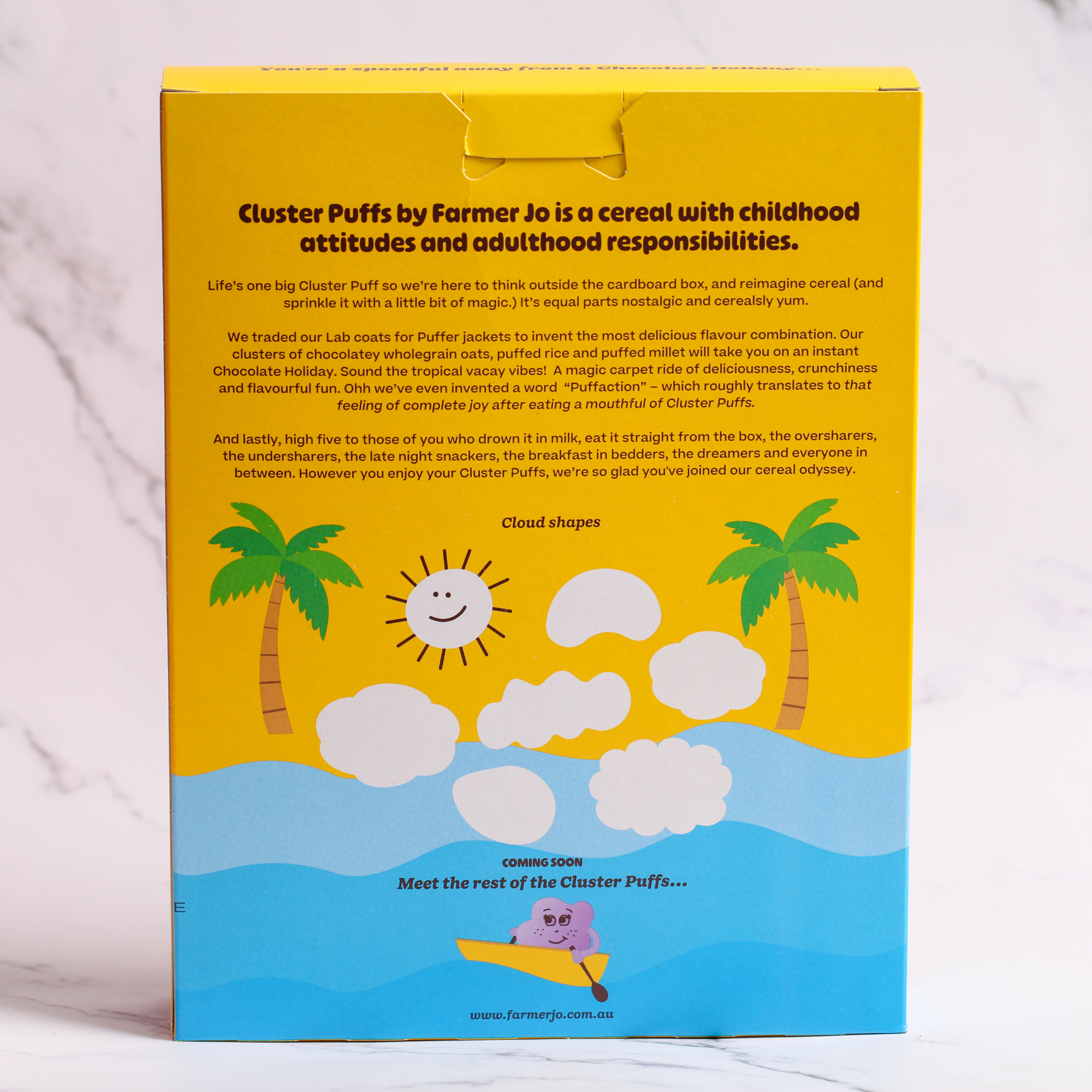 Cluster Puffs Chocolate Holiday - Farmer Jo