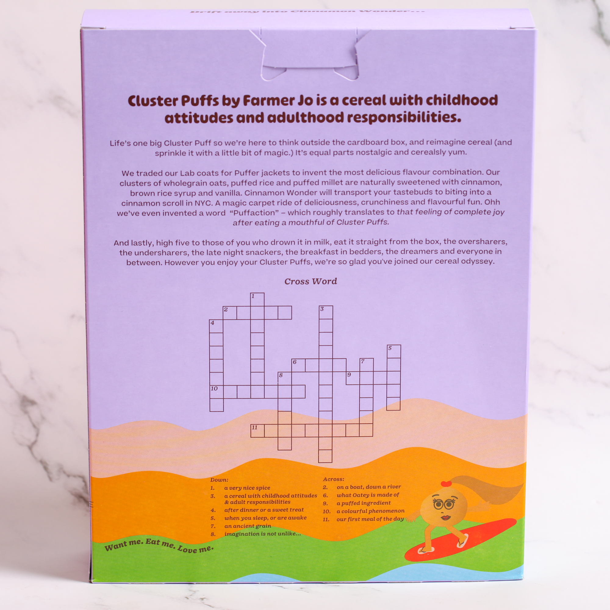 Cluster Puffs Cinnamon Wonder - Farmer Jo