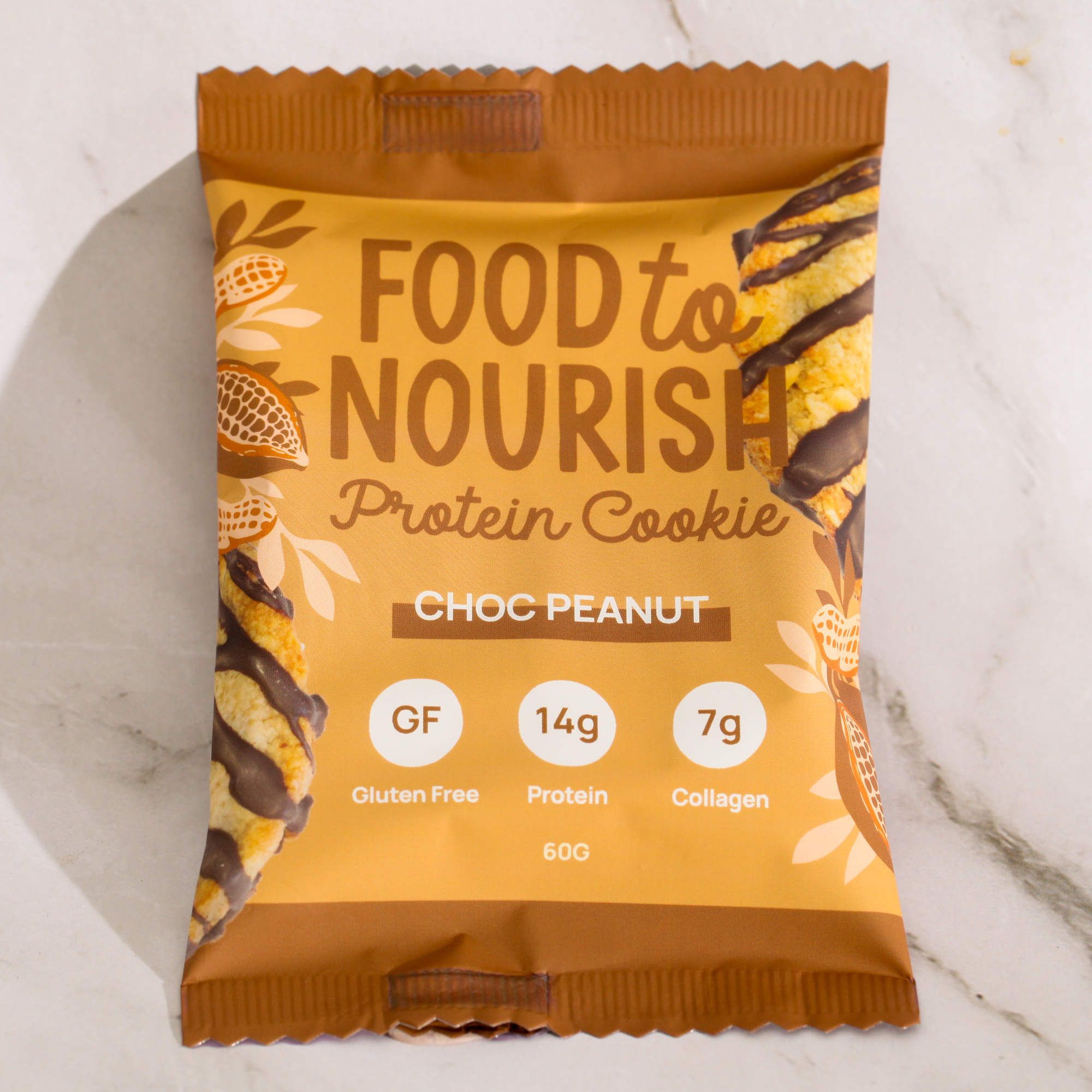 Protein Cookie Choc Peanut - Food to Nourish x 12