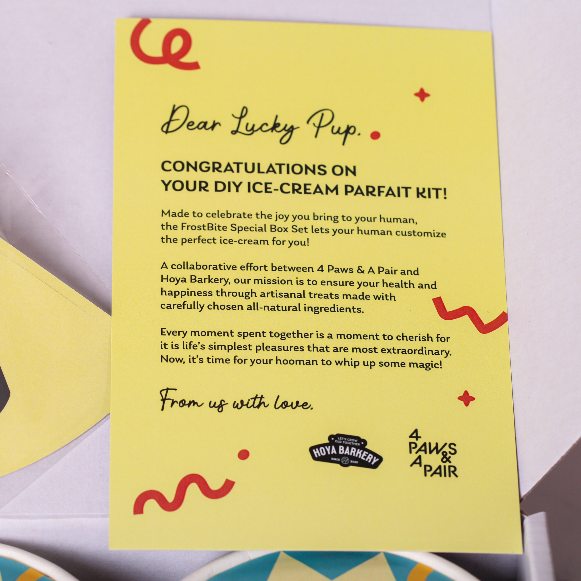 Frost Bite DIY Doggie Parfait kit