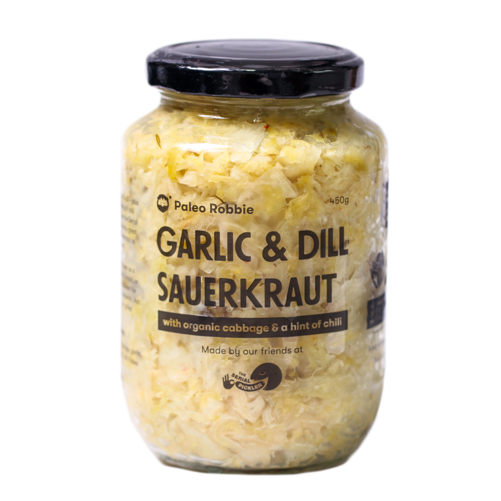 Organic Garlic & Dill Sauerkraut