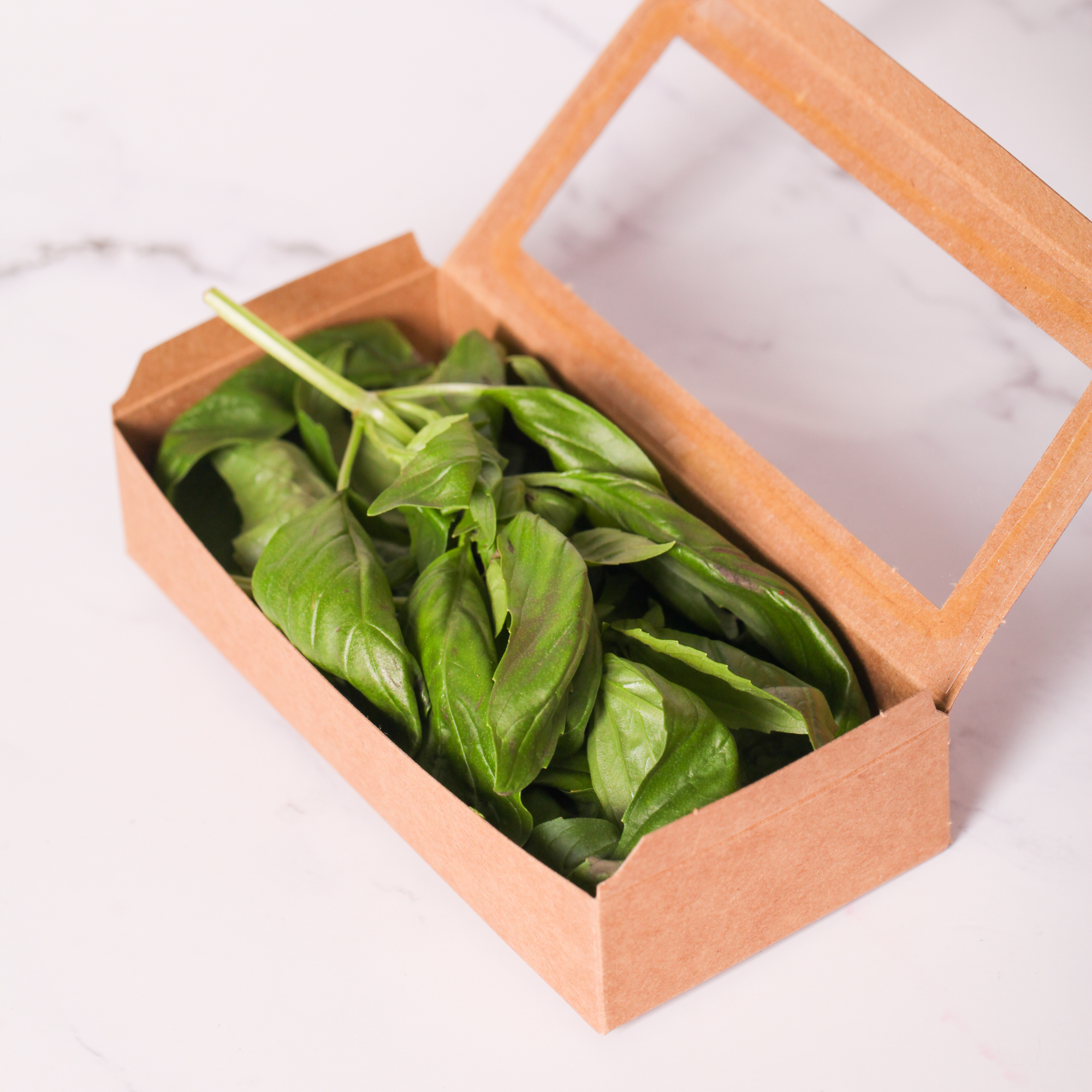 Organic Fresh Italian Sweet Basil (Box)