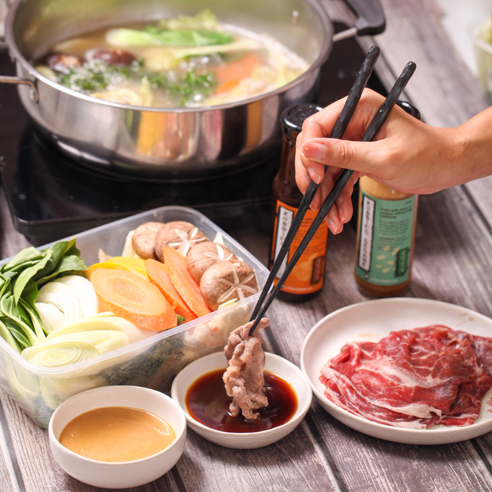 MsHappyDiet shabu bundle, grass-fed beef
