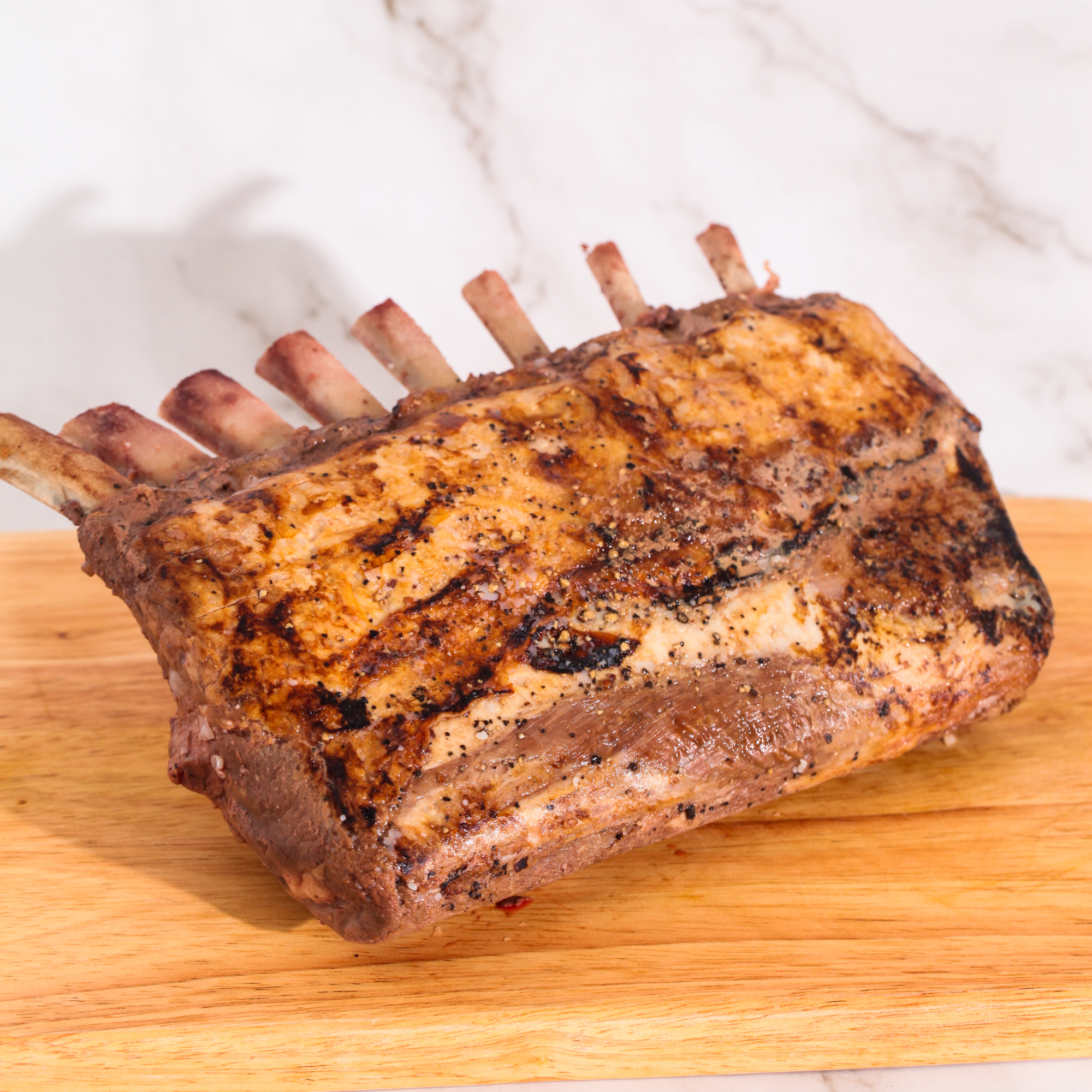 Seared Lamb Rack (sous vide)