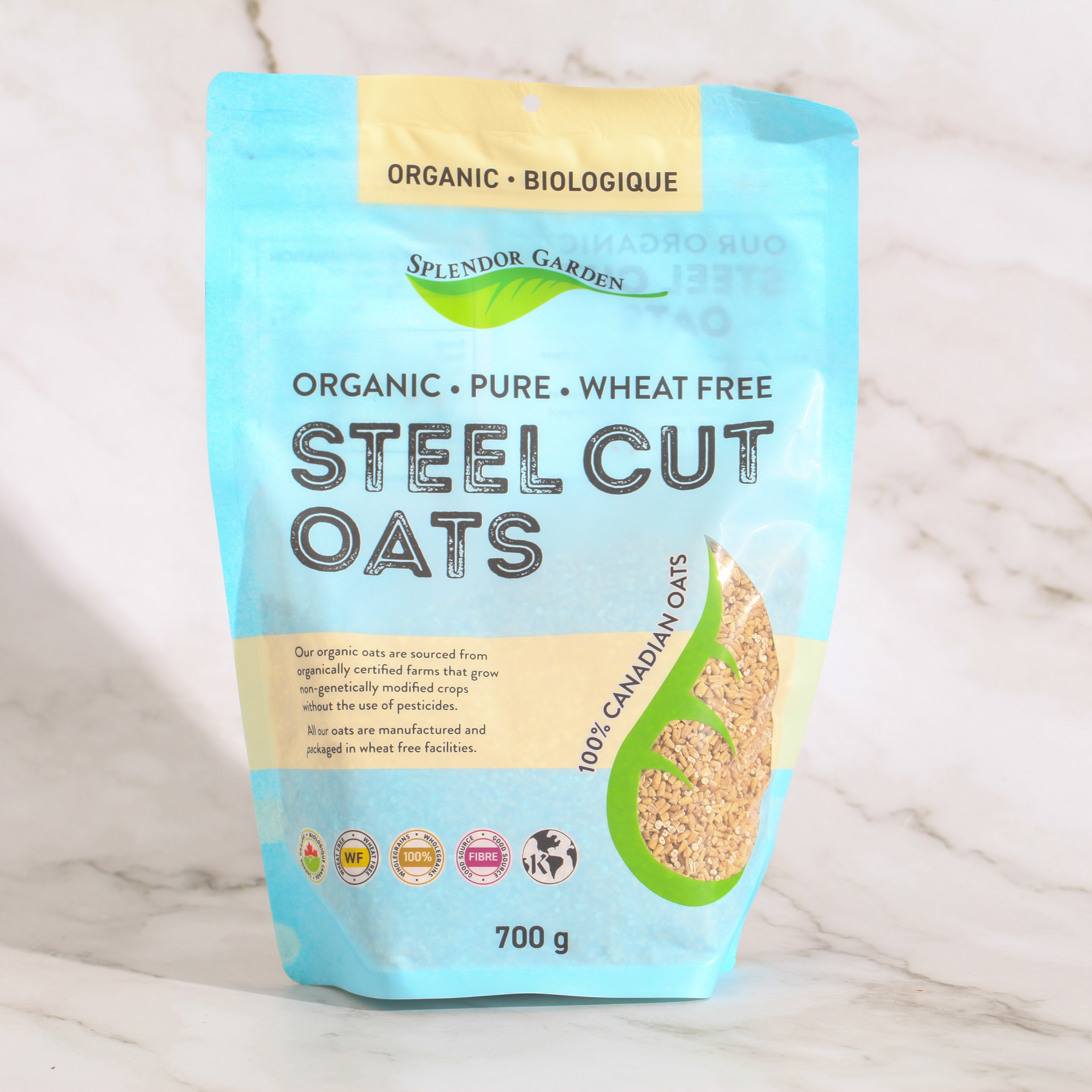 Organic Steel Cut Oats - Splendor Garden